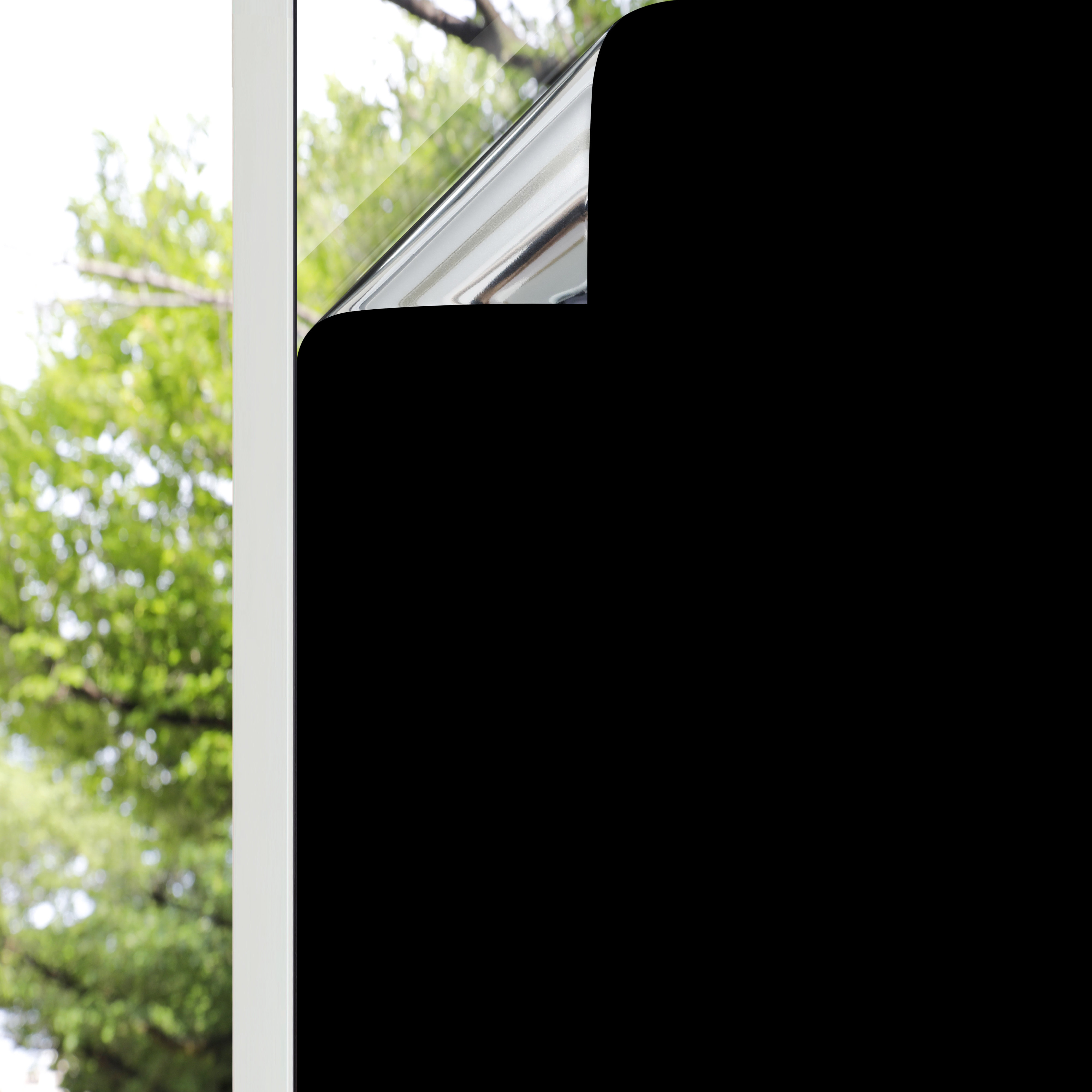 Ebern Designs Mirror Blackout Non-Wall Damaging Window Decal & Reviews ...