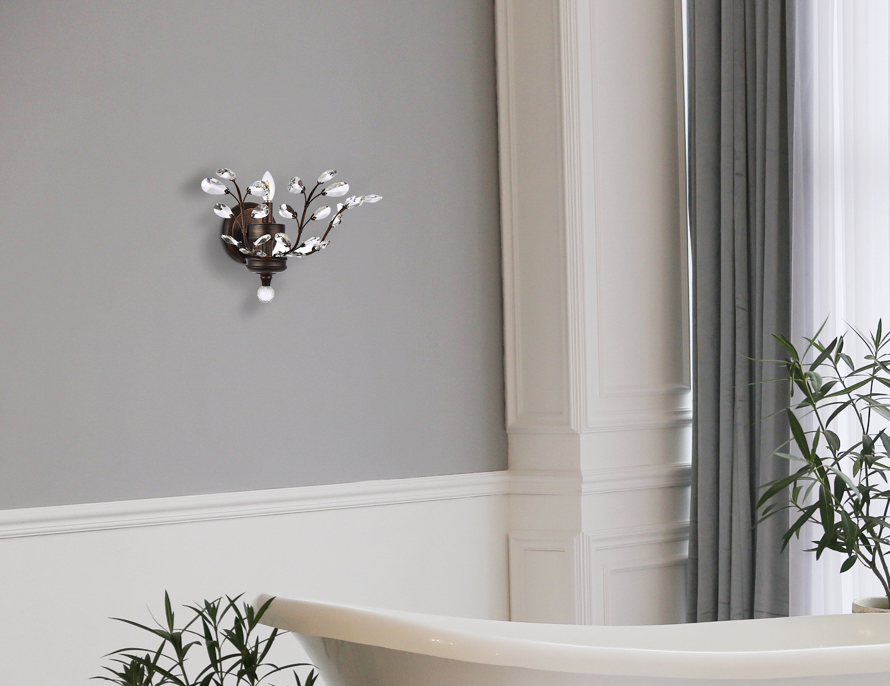 Willa Arlo™ Interiors Bellmead 1-Light Candle Wall Light & Reviews ...