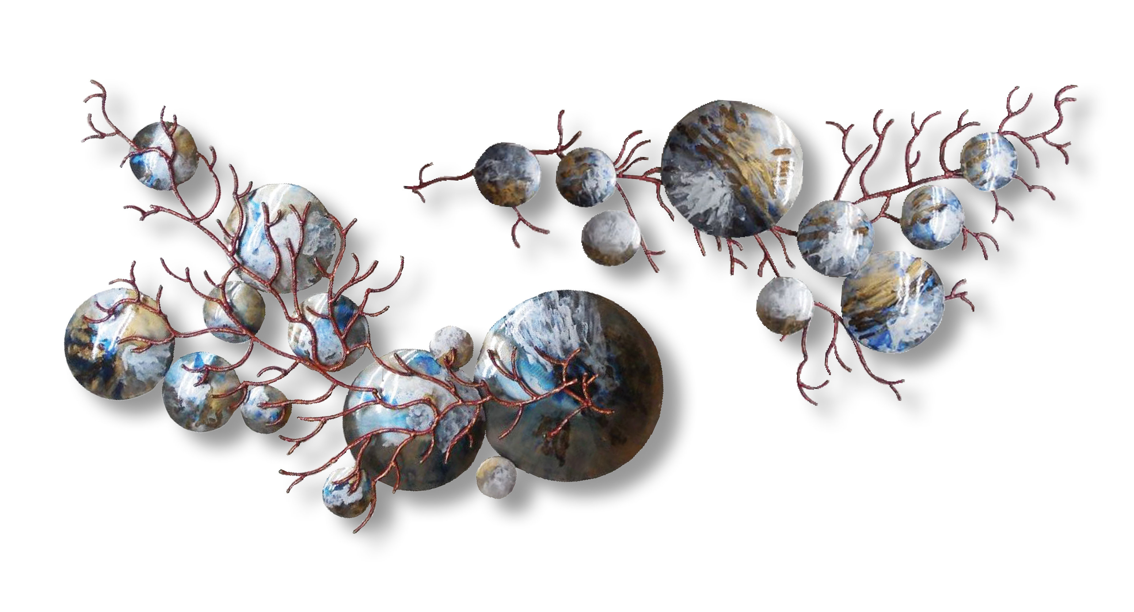 Artisan House 2 Piece Coral Moons Wall Decor Set - Wayfair Canada