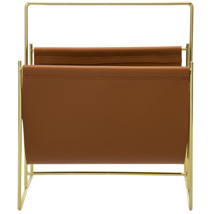 Mercer41 Metal Free Standing Magazine Rack & Reviews | Wayfair