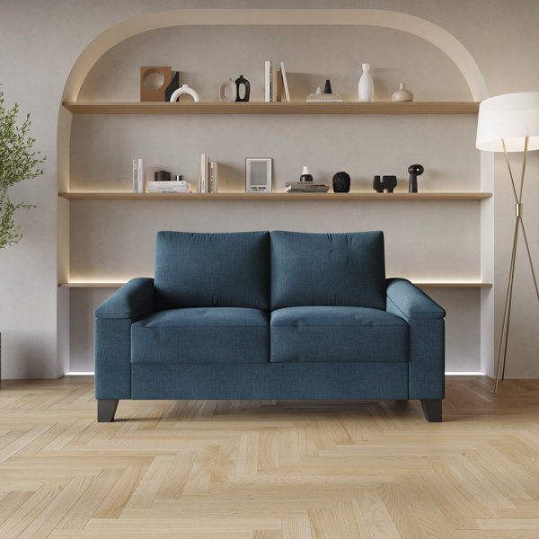 Ebern Designs Jacqualyn 57.87'' Upholstered Loveseat & Reviews | Wayfair