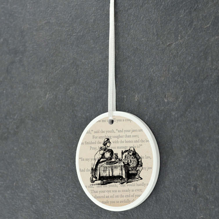 The Seasonal Aisle Goose Alice In Wonderland Circle Shaped Ceramic ...