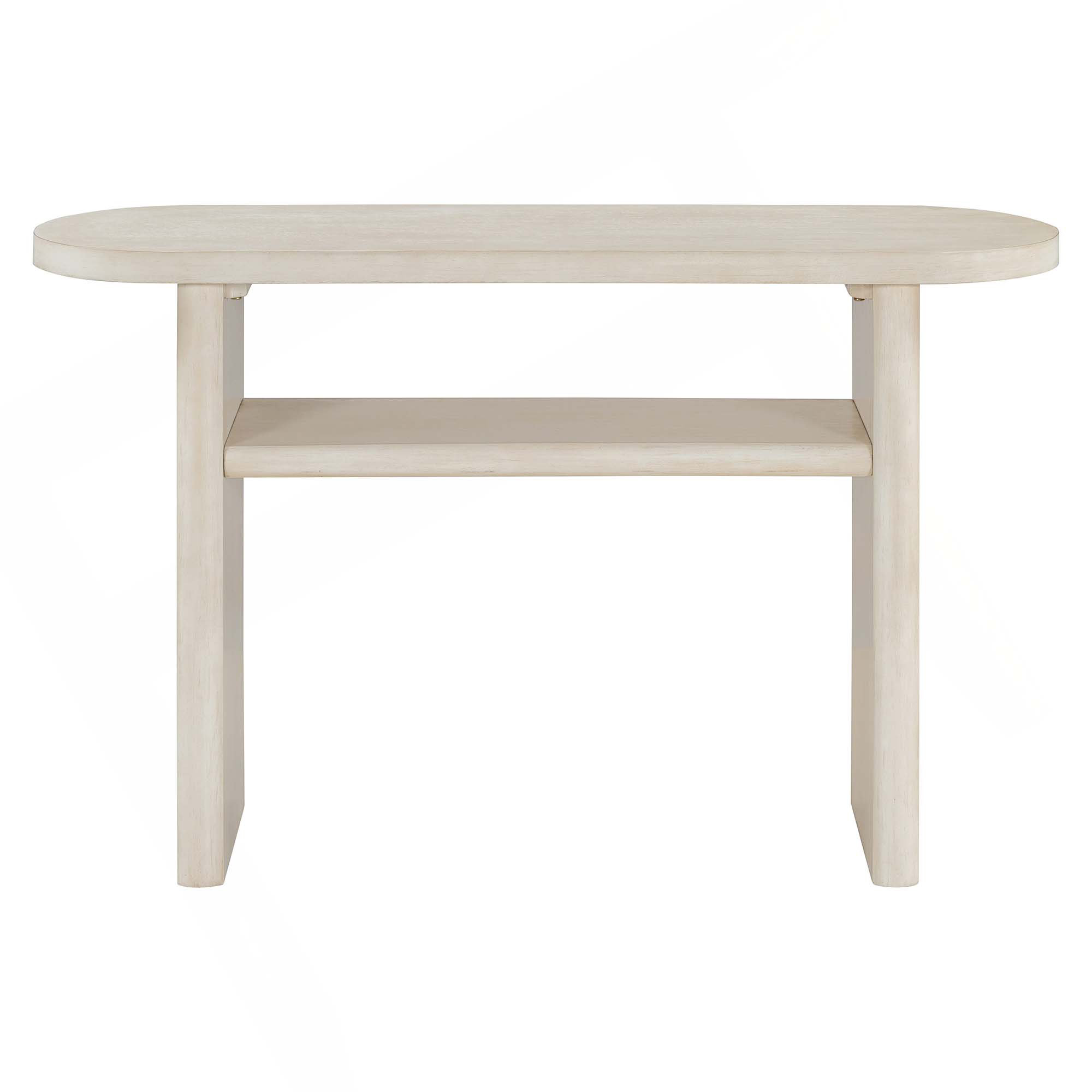 Ebern Designs Elegant Minimalist Console Table With Rounded Edges And ...