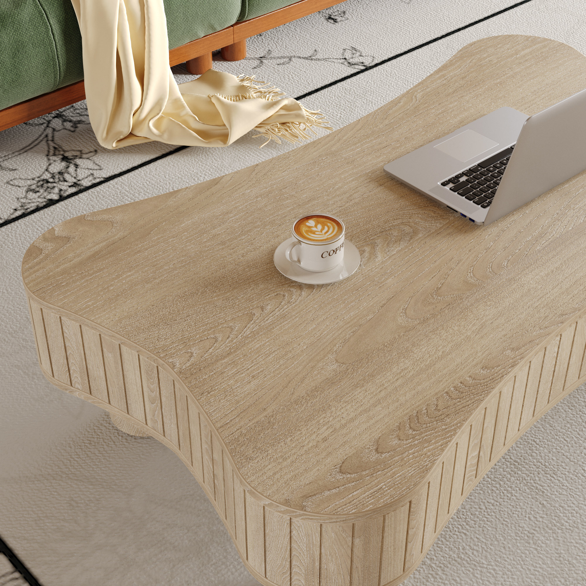 Ivy Bronx Table basse simple à plateau relevable de 42 po avec ...