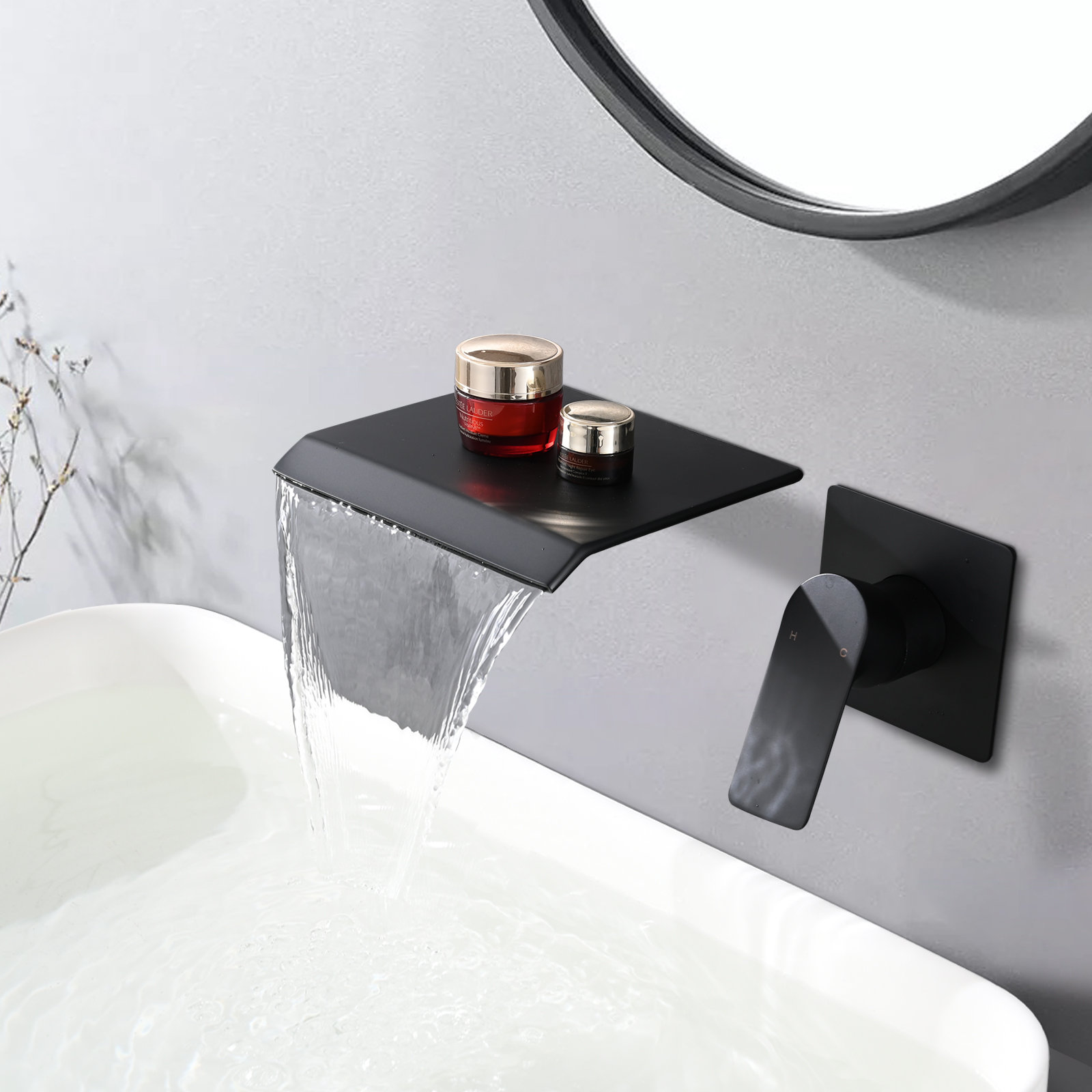 CERYPSA Wall Mount Waterfall Tub Faucet & Reviews | Wayfair
