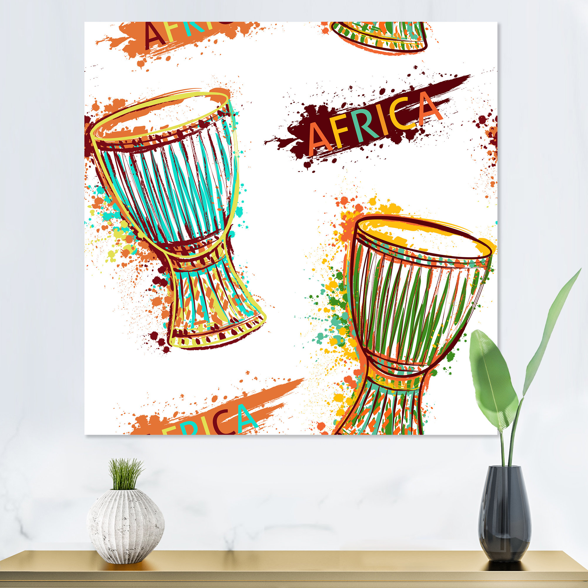 East Urban Home Traditional Tam Tam Drums IV - Bohemian & Eclectic ...