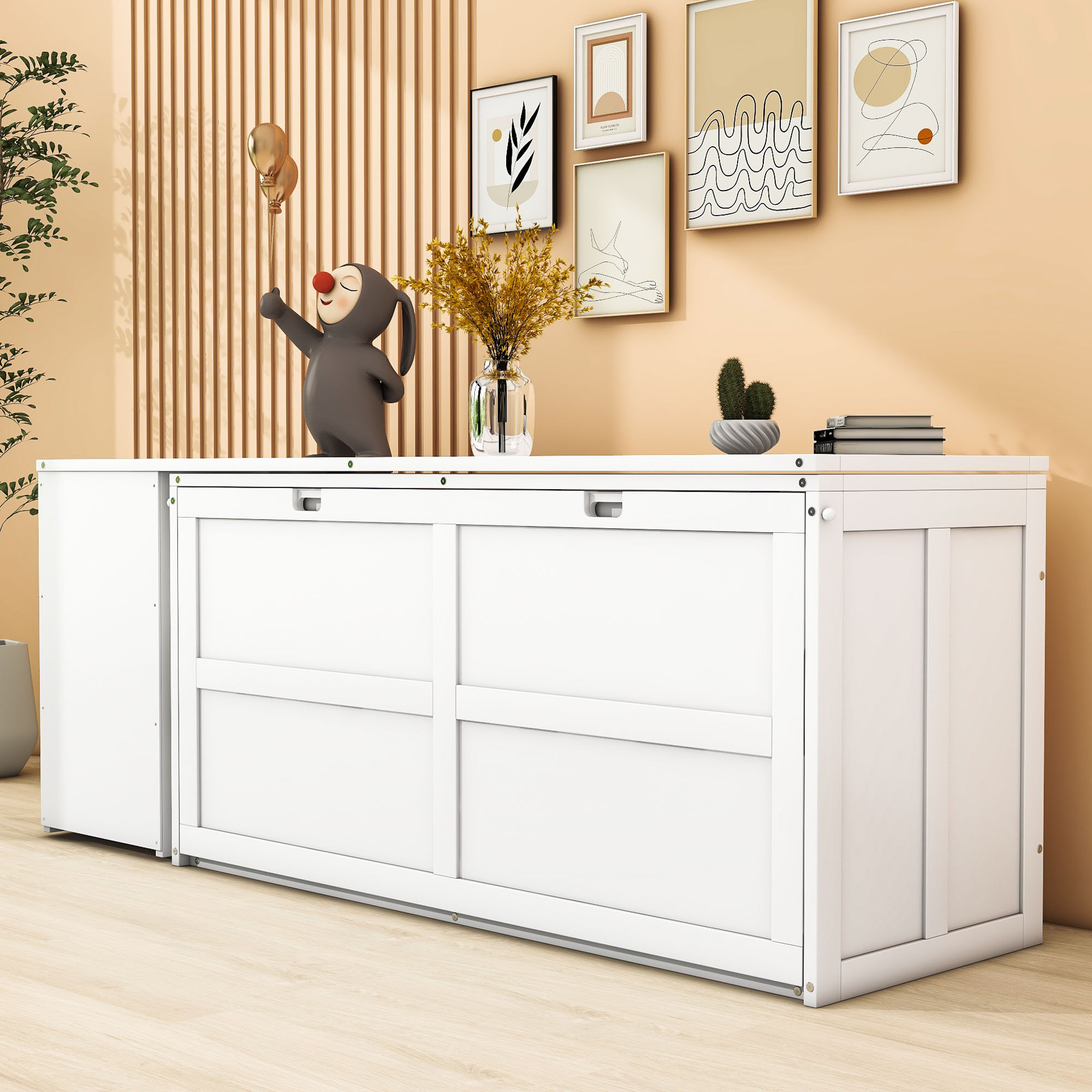 Wildon Home® Azori Murphy Storage Bed | Wayfair