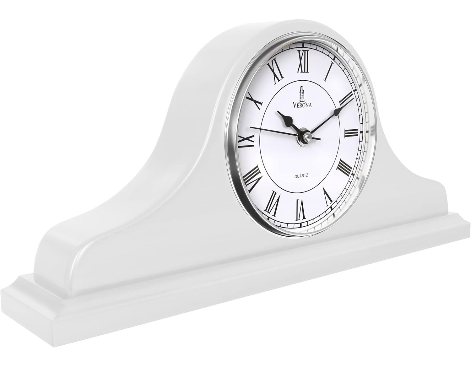 Red Barrel Studio® Wooden Mantle Clock For Living Room Decor Above ...