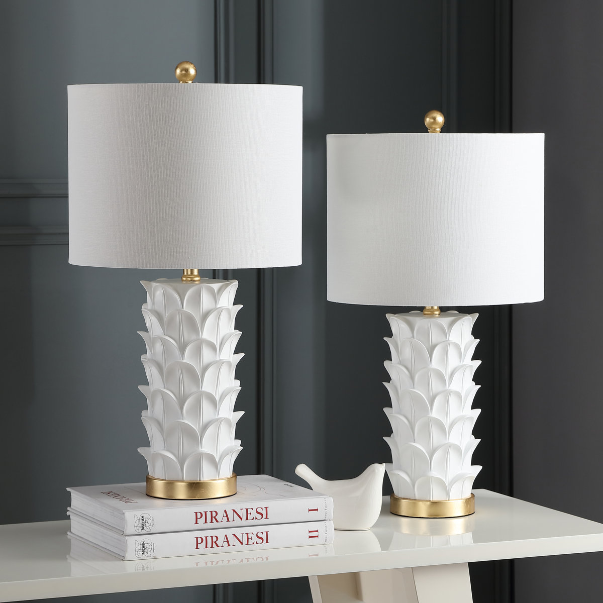Bay Isle Home™ Detroit 25" Table Lamp Set & Reviews | Wayfair