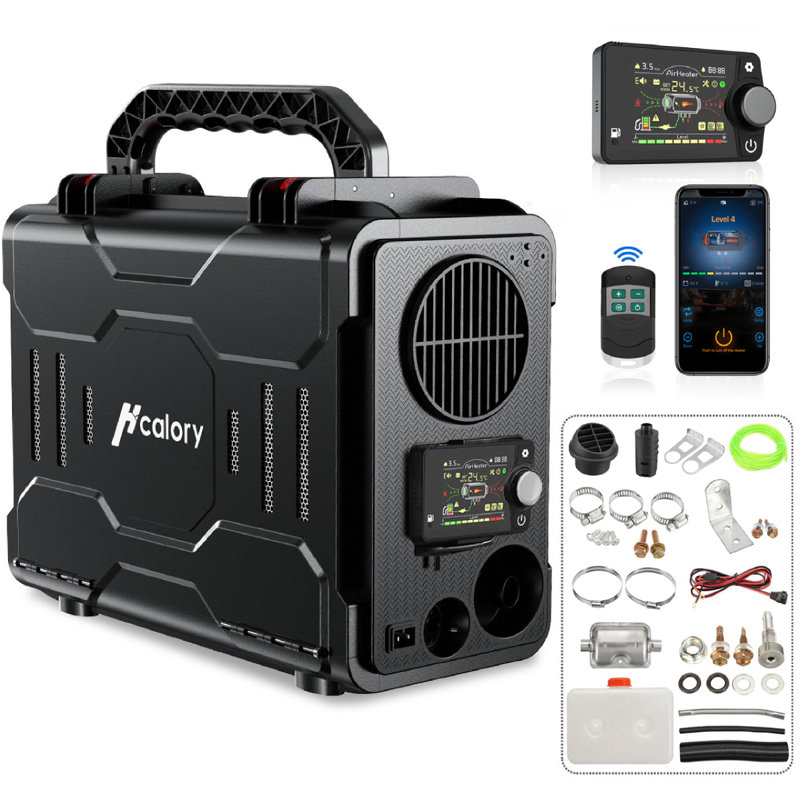 Hcalory Space Heater, 12V 5KW Diesel Air Heater with Bluetooth APP ...