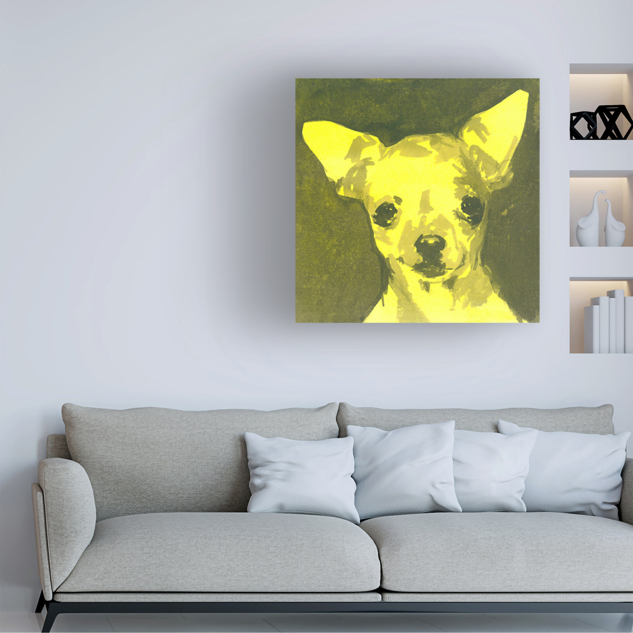 Red Barrel Studio® A Very Modern Dog 'Pop Modern Dog VII' Canvas Art ...