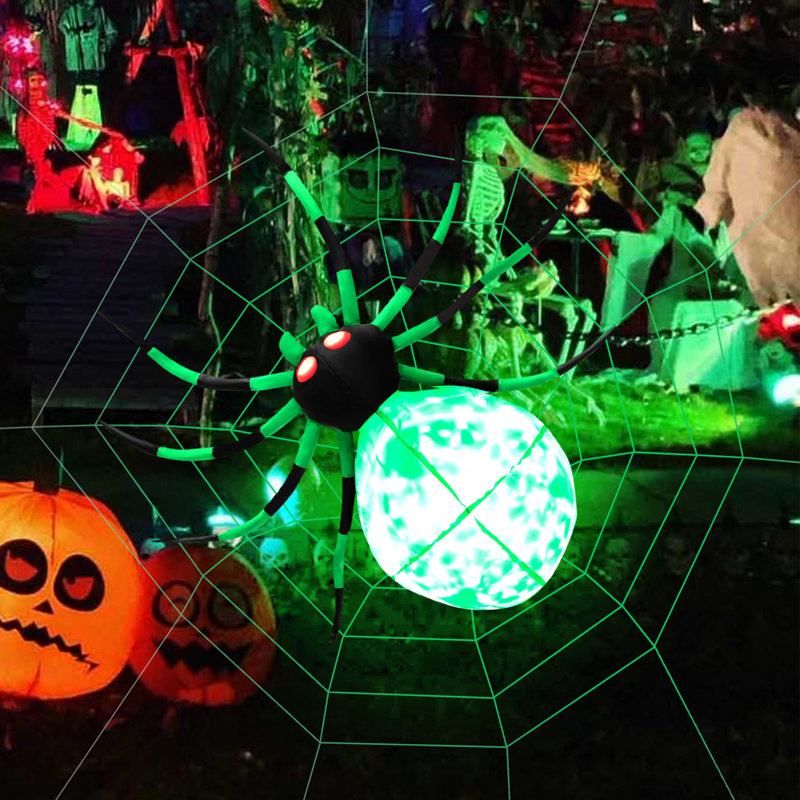 The Holiday Aisle® Halloween Spider Inflatable | Wayfair