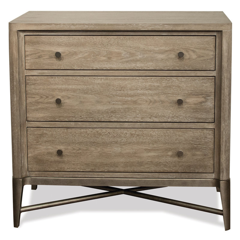 Birch Lane™ Regan 3 - Drawer Nightstand & Reviews | Wayfair