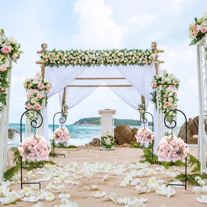 Winston Porter Shepherd Hook 35 Inch 2 Pack One Piece Structure No ...