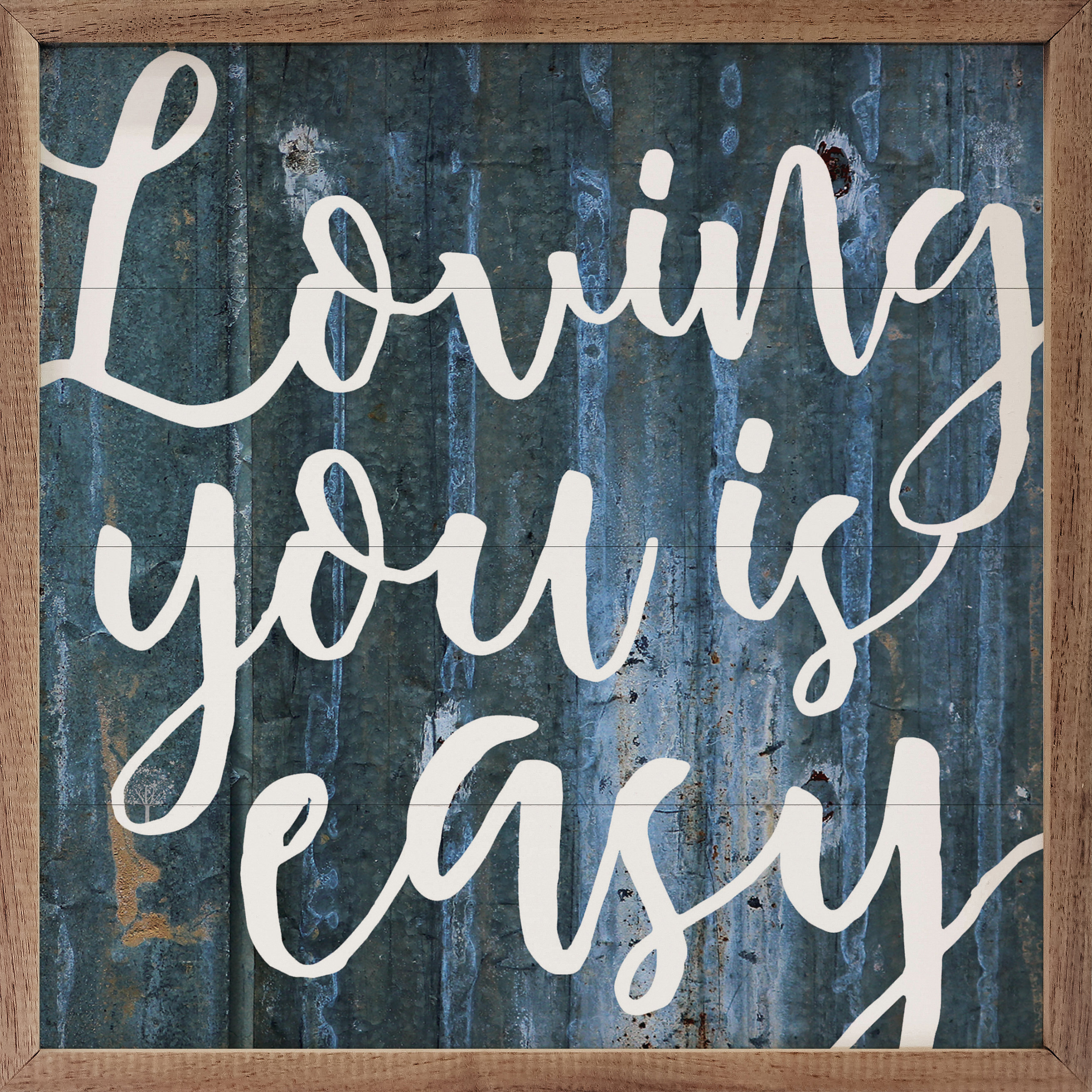 Kendrick Home Loving You Is Easy Tin | Wayfair