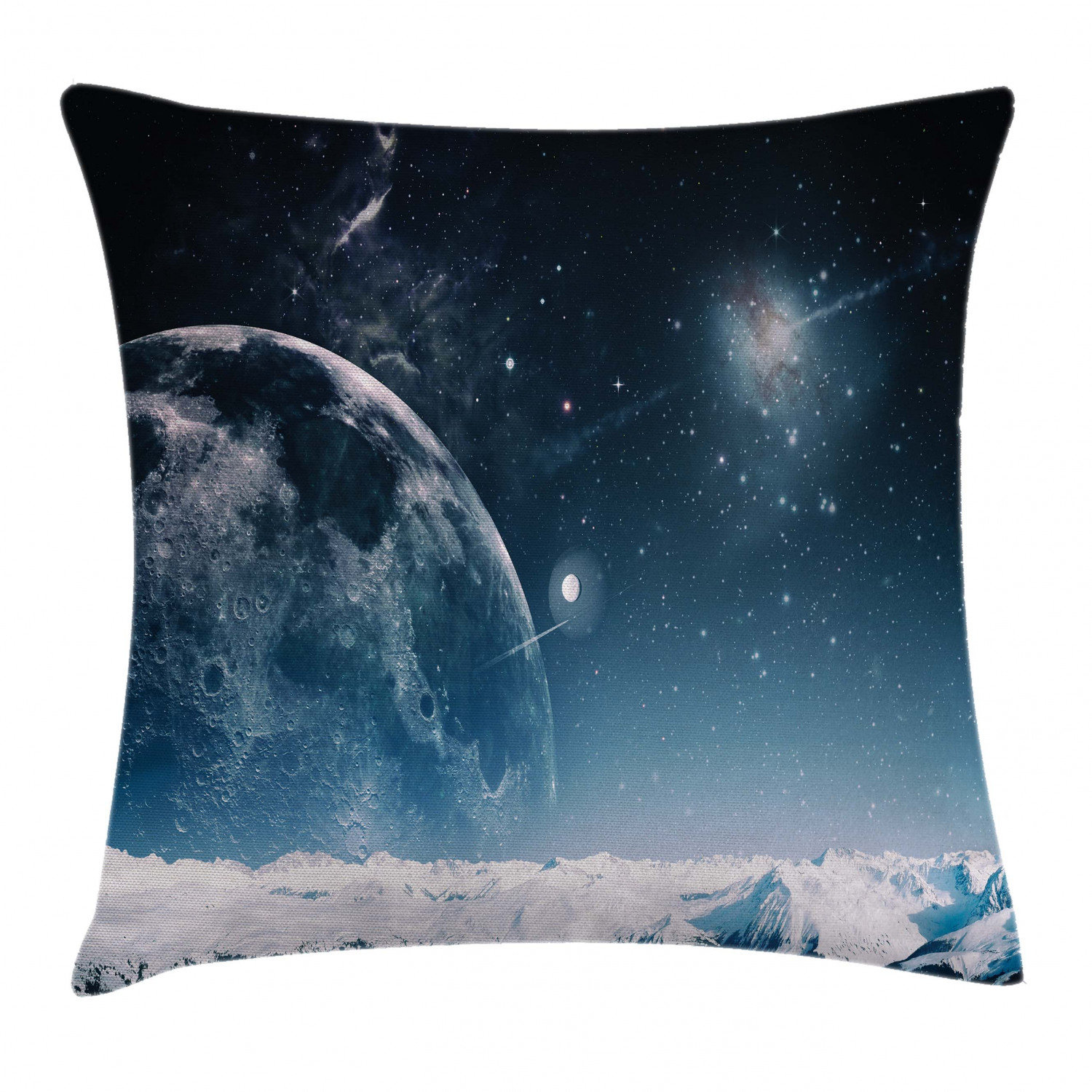 Ambesonne Another World Landscape Atmosphere Crater Galaxy Nebula Outer ...