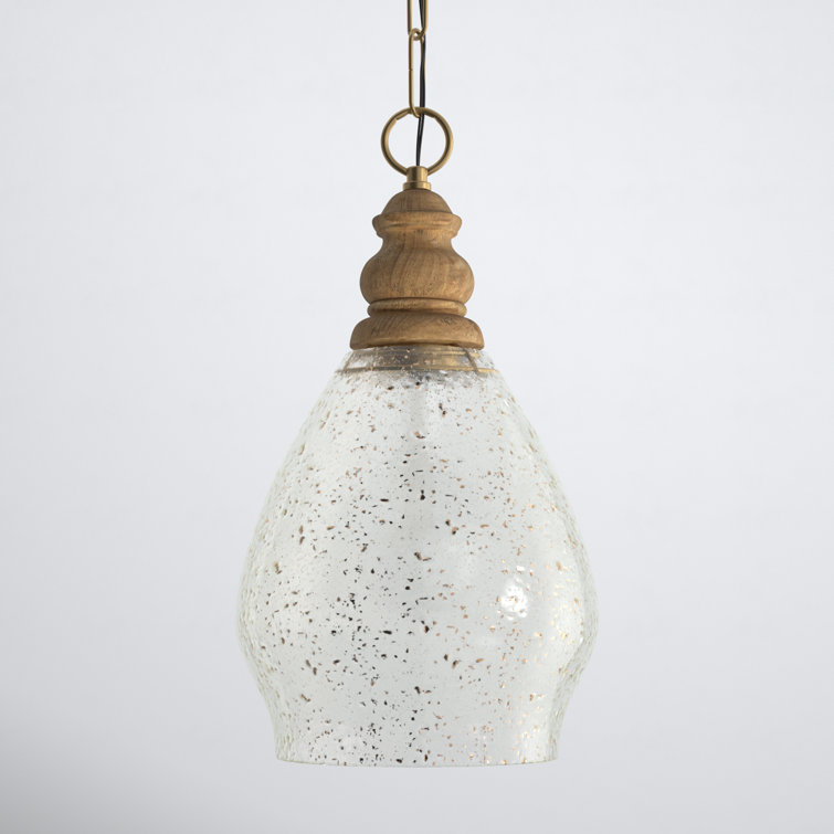 Jorian Single Light Glass Dimmable Pendant & Reviews | Birch Lane