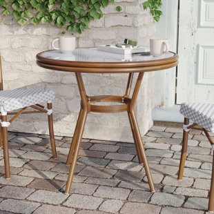 Round Patio Dining Tables You'll Love | Wayfair