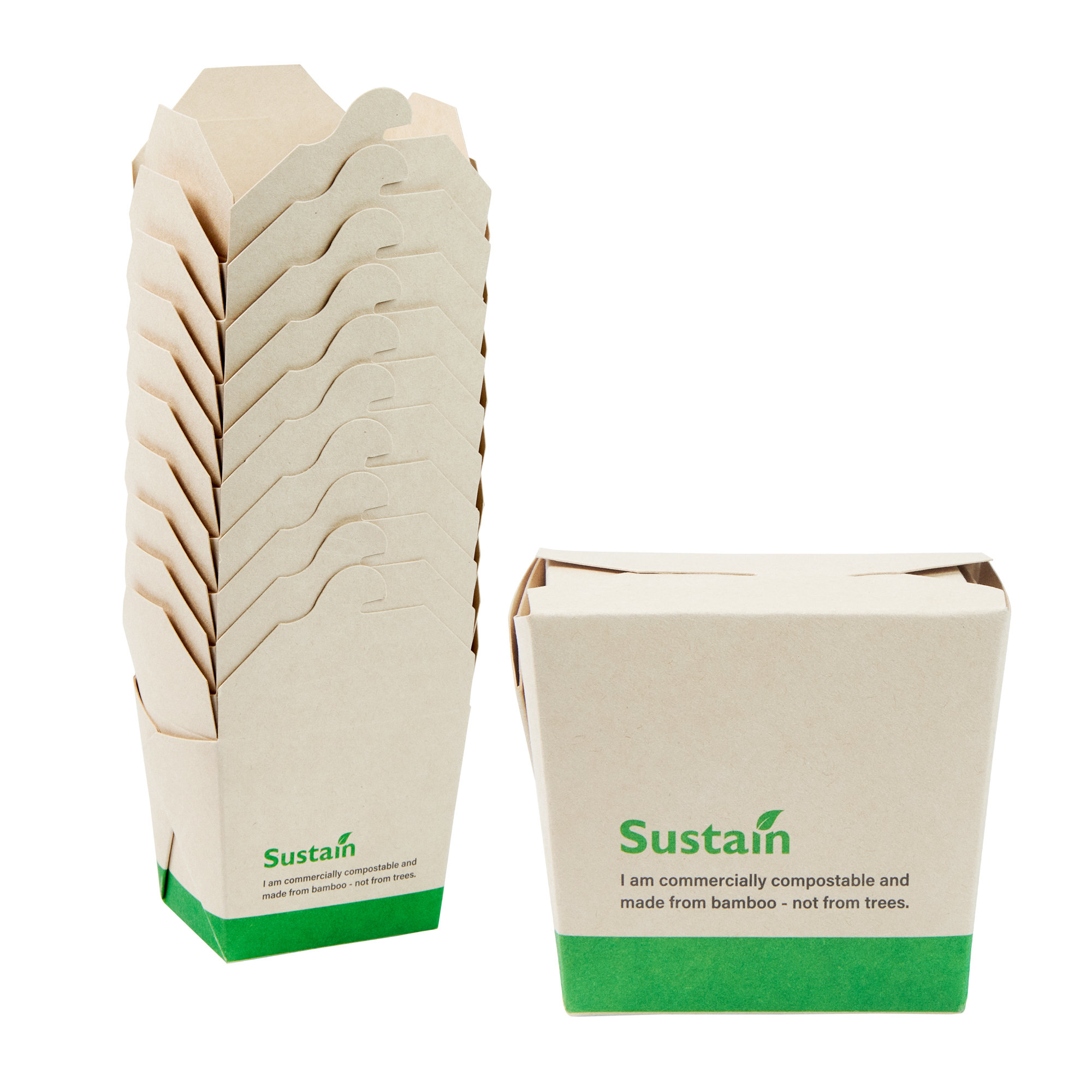 Restaurantware-Sustain 8 Ounce Sturdy Paper Take Out Boxes, 50 ...