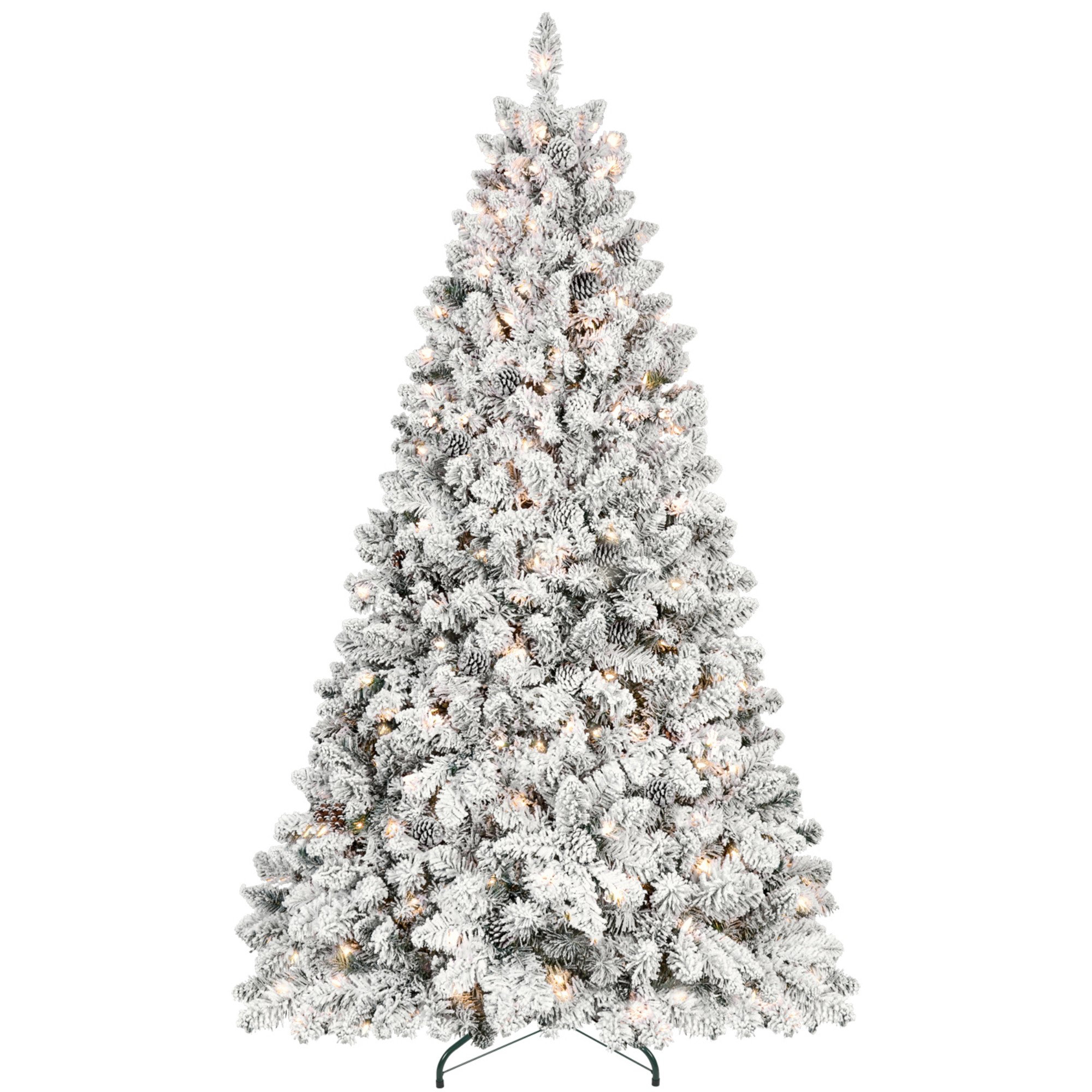 The Holiday Aisle® Snow-Flocked Artificial Christmas Tree | Wayfair