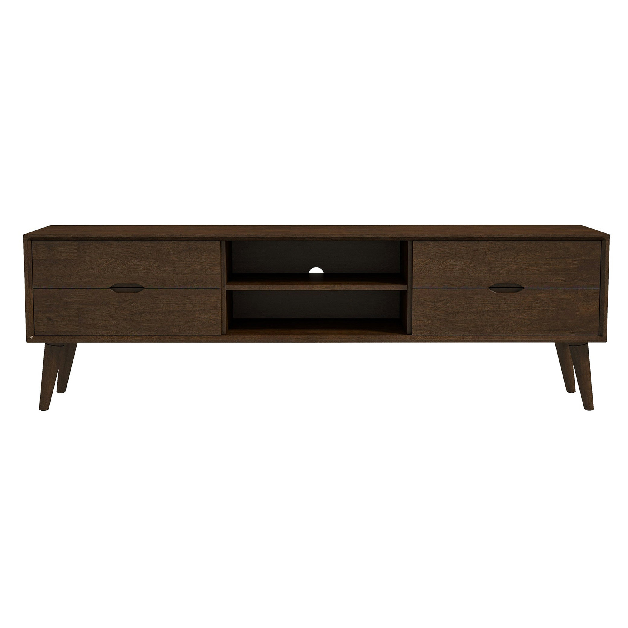 Corrigan Studio® Adrian TV Stand (Walnut) | Wayfair