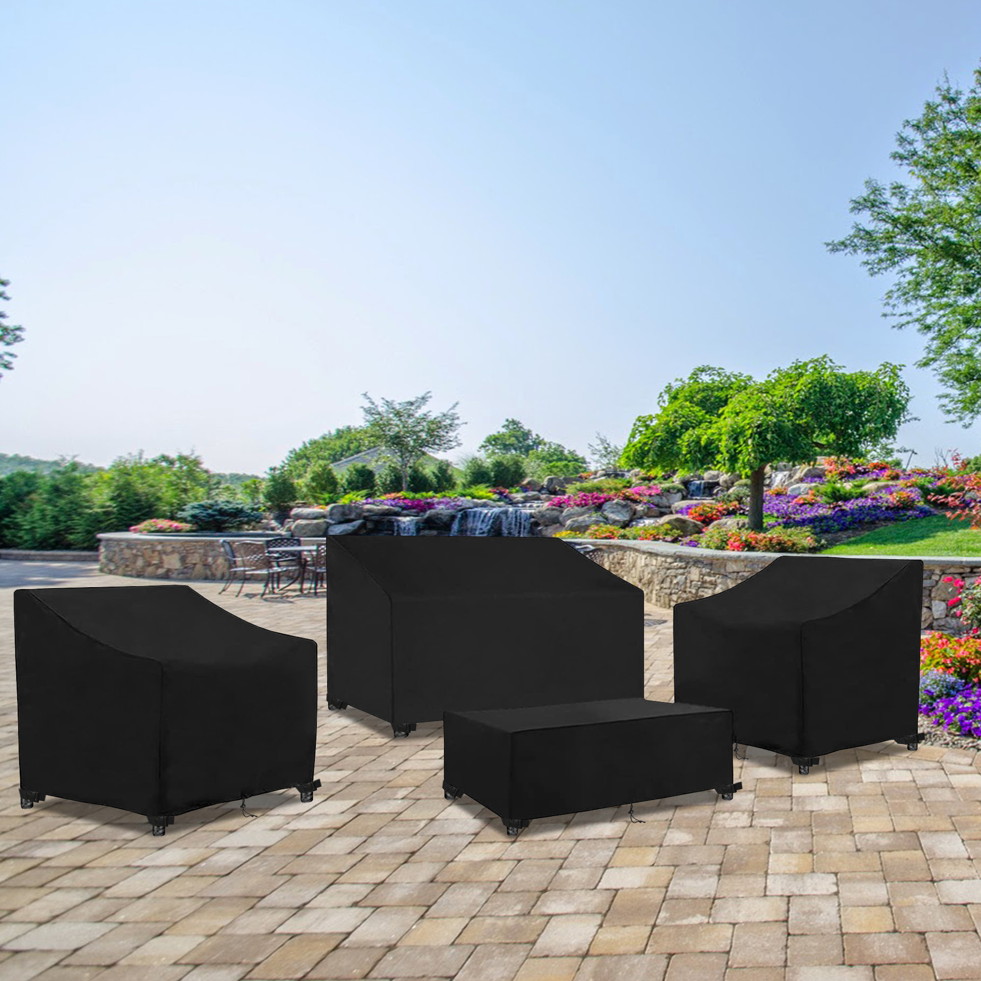 Arlmont & Co. Waterproof Patio Conversation Set Cover & Reviews ...