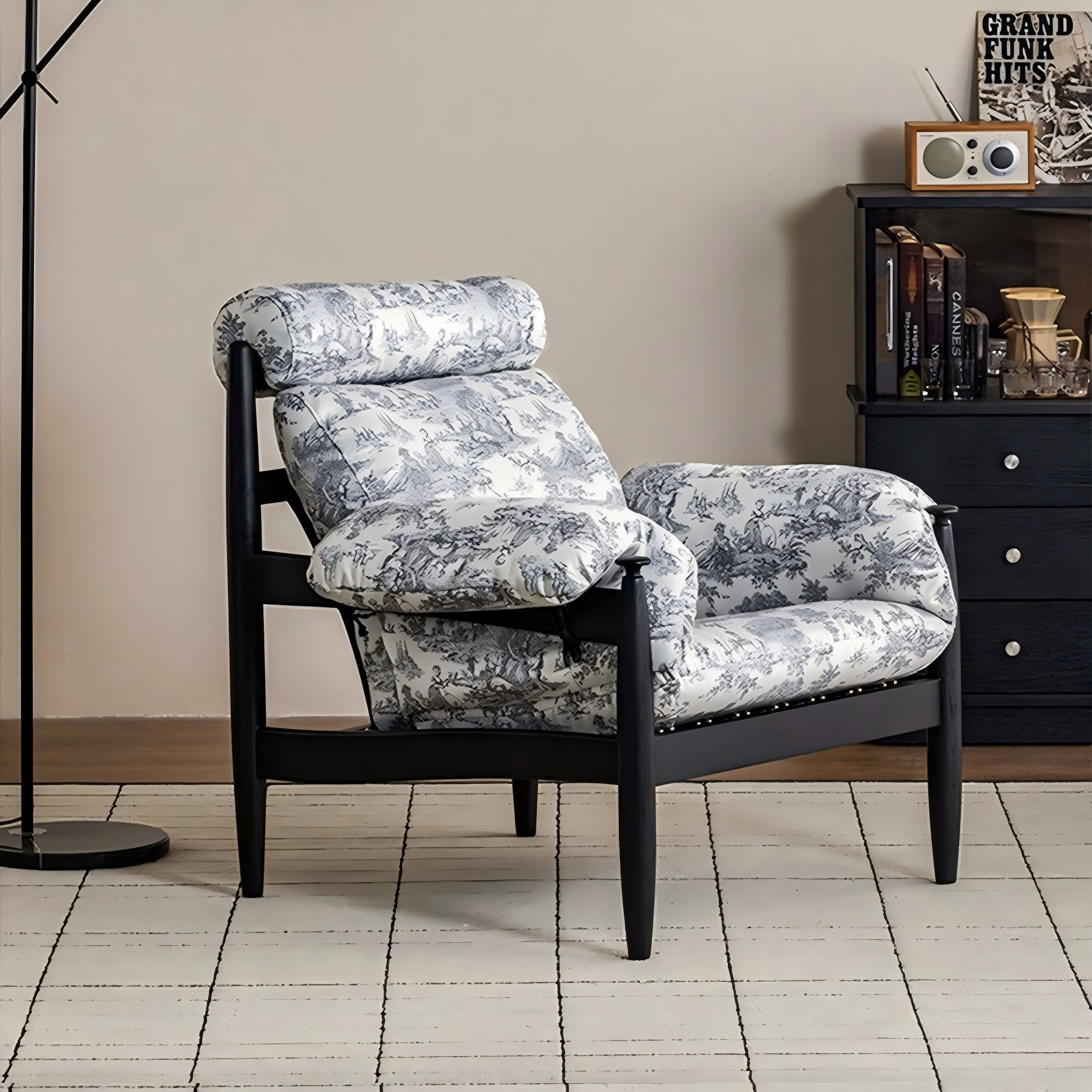Brass Foam Vintage Single Sofa Backrest Chair - Wayfair Canada