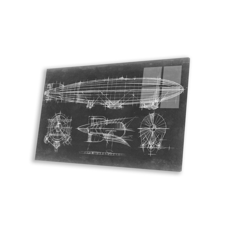 Williston Forge Airship Blueprint On Plastic/Acrylic by Ethan Harper ...