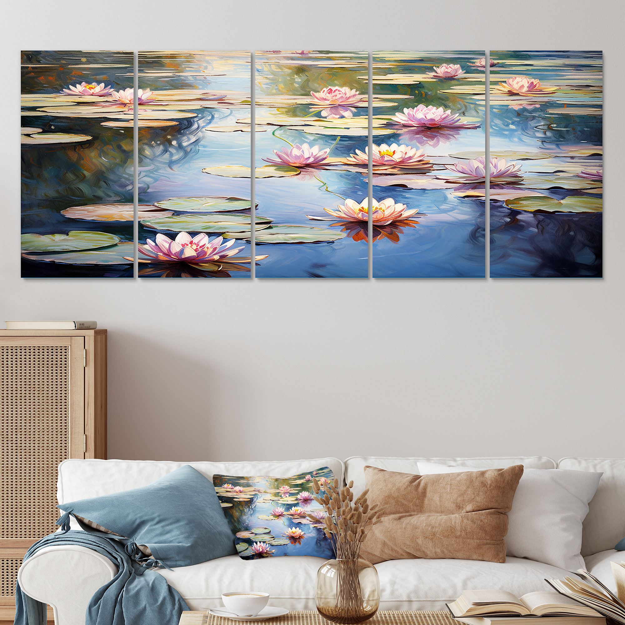 Red Barrel Studio® Monet S Water Lily Pond Reflections II - Lake 5 ...