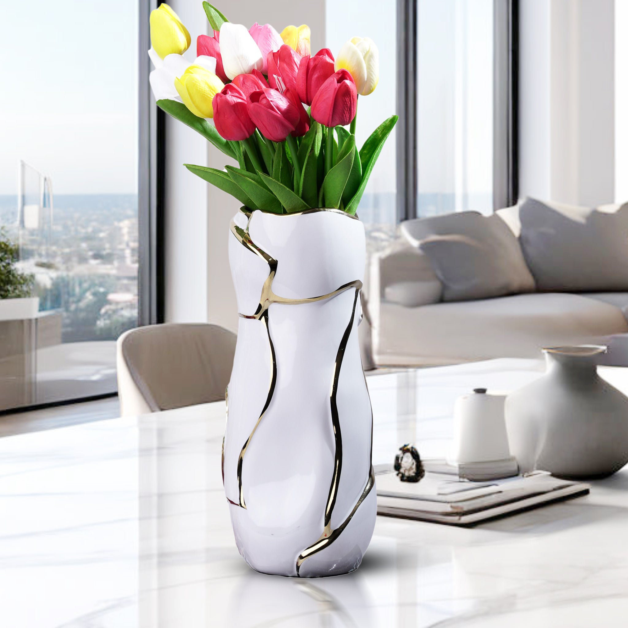 Mercer41 Elegant Ceramic Vase for Chic Decor - Wayfair Canada
