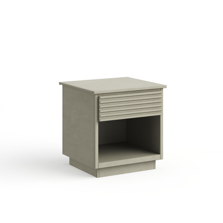 Latitude Run® Stella Solid Wood 24 inch End Table, No Assembly Required ...