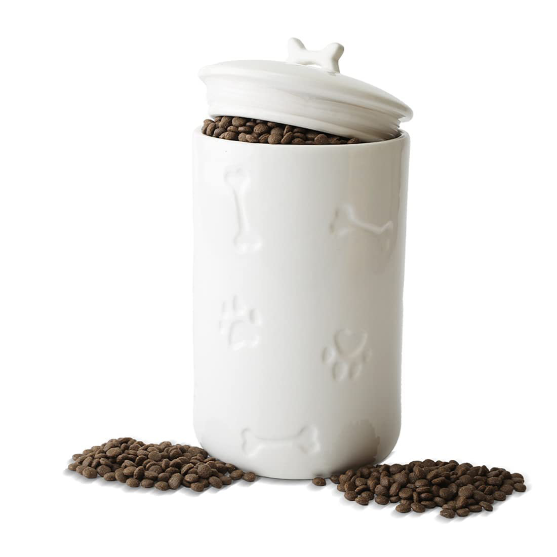 Bisiot Dog Snack Container Airtight, Large Ceramic Dog Snack Can | Wayfair