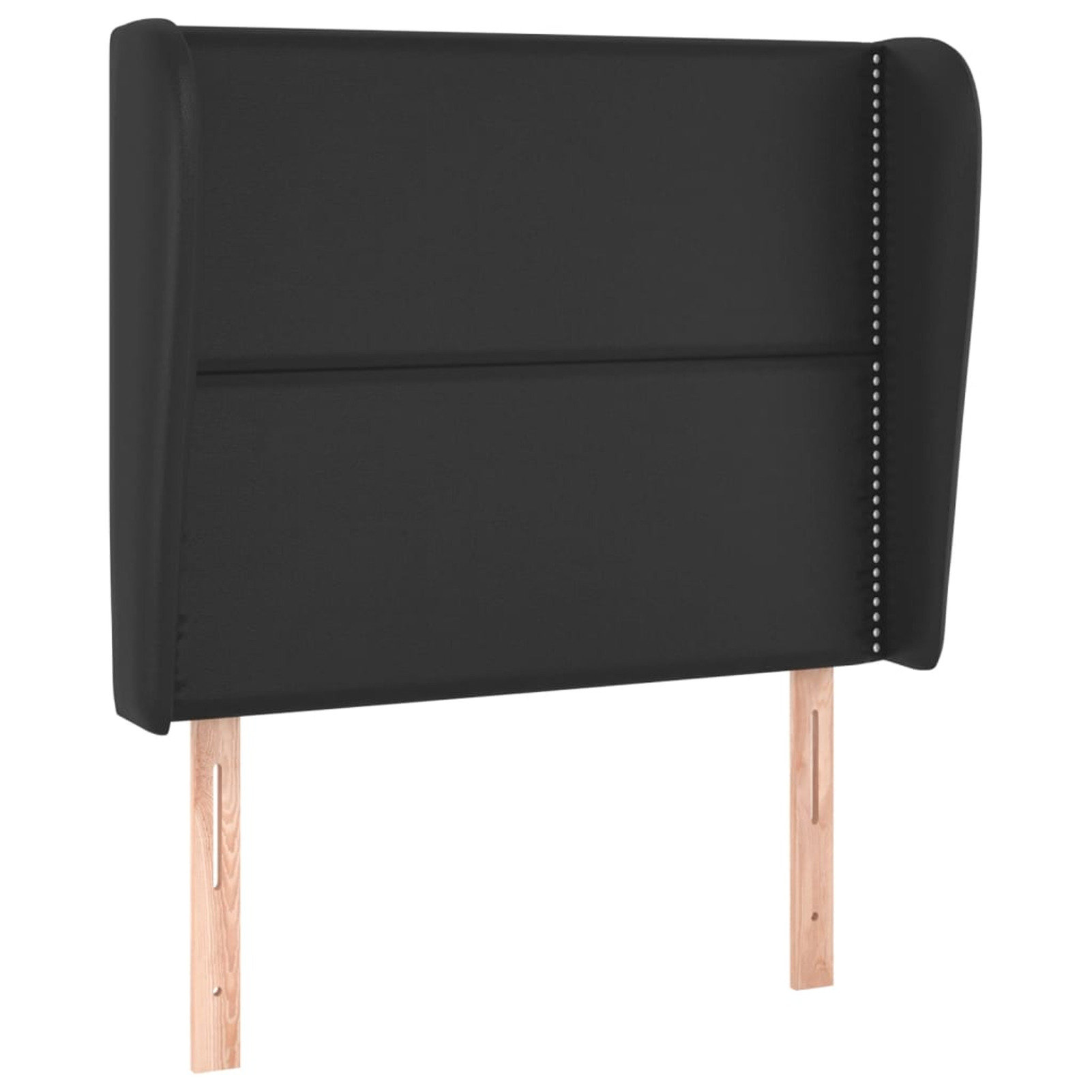 Lark Manor Headboard with black ears, 103cm x 23cm x 118/128cm, made of ...