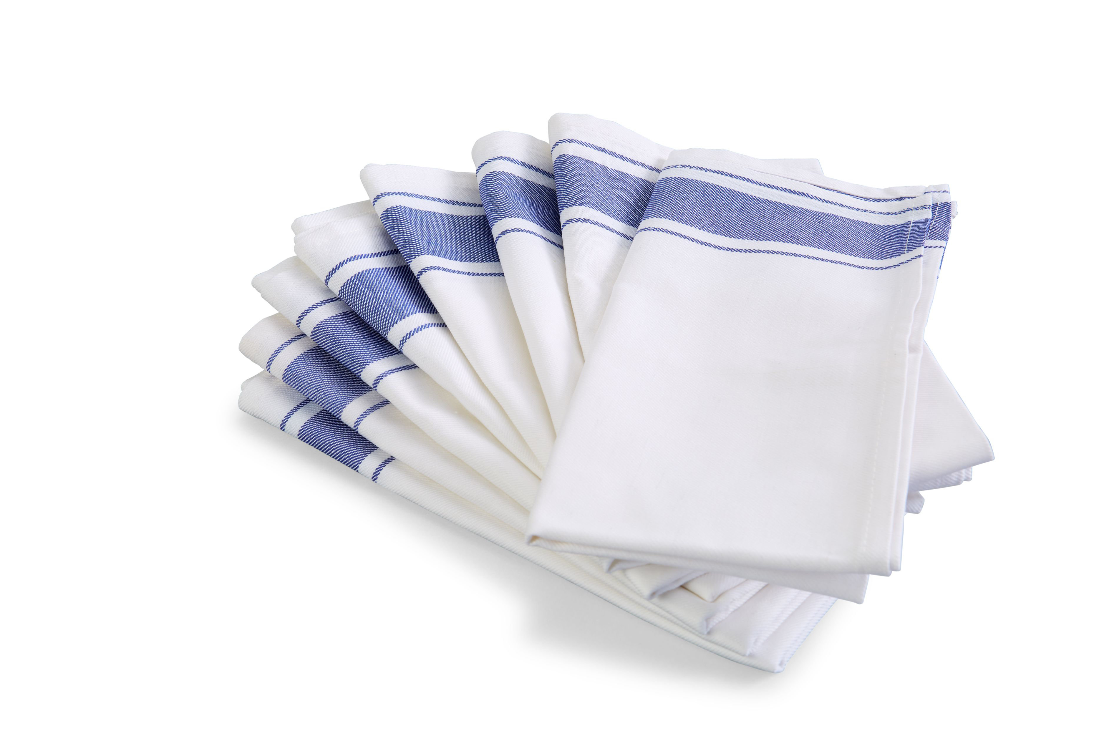 Longshore Tides Bistro Stripe Napkins, 100% Cotton 20-Inch By 20-Inch ...