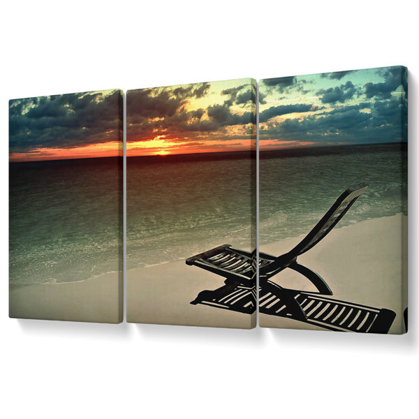 Highland Dunes Evening Chill Canvas 3 Panel Set | Wayfair.co.uk