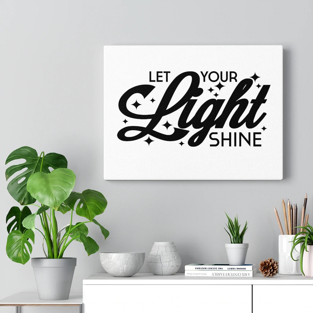 Trinx Light Shine Christian Wall Art Bible Verse Print Ready to Hang ...