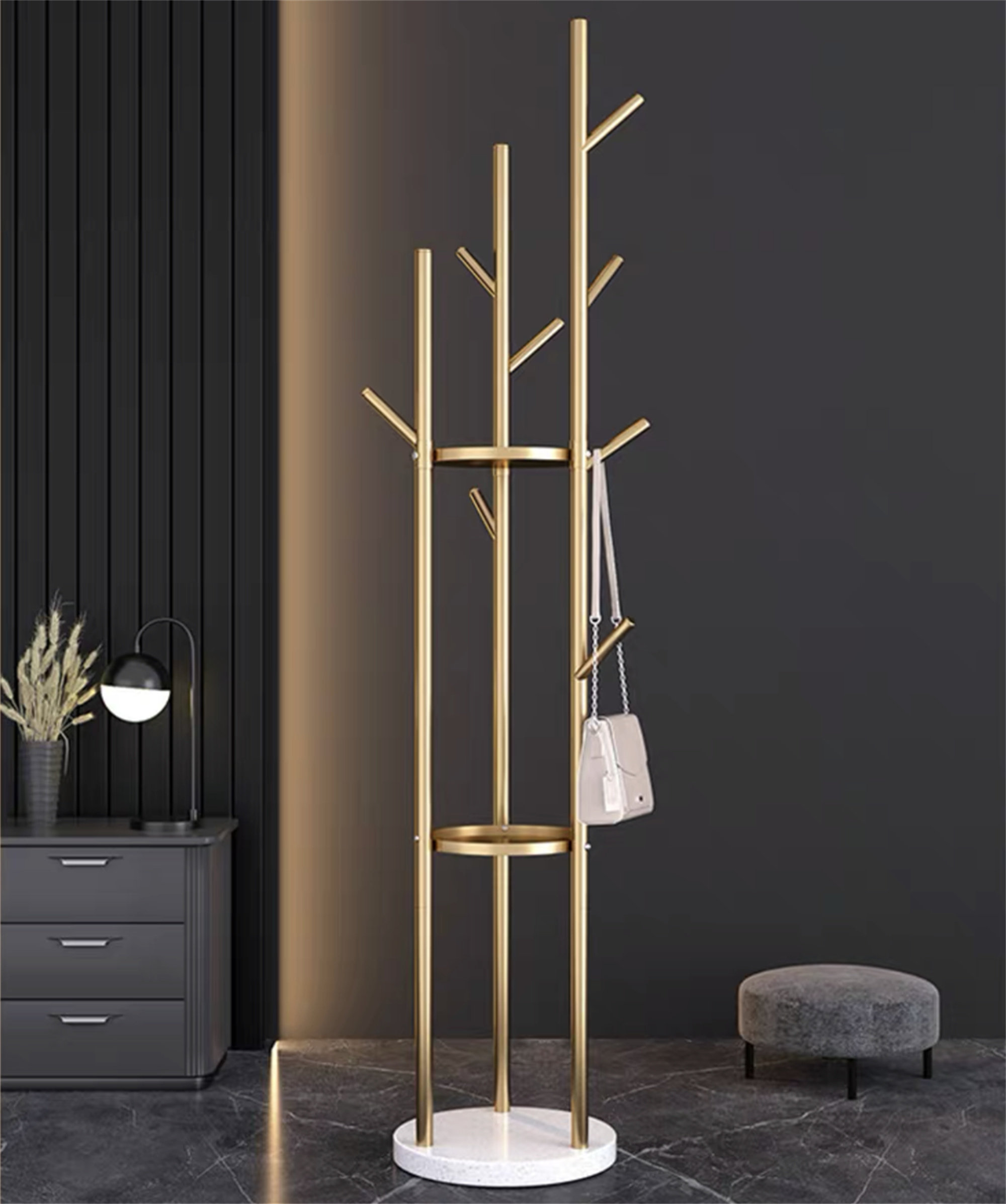 Rebrilliant Coster 12.6'' Metal Clothes Rack | Wayfair