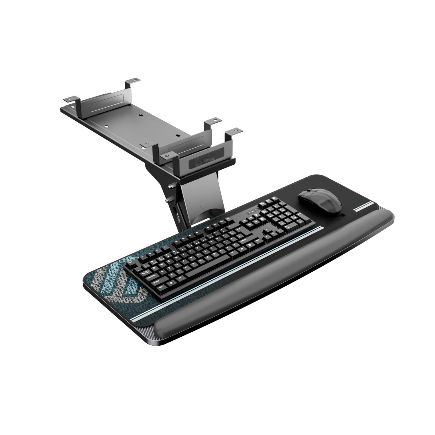 Orblue Keyboard Tray Height Adjustable, Swivel Tilt Computer Keyboard ...