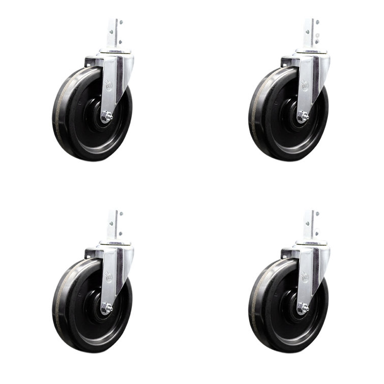 Service Caster Square Stem Caster | Wayfair