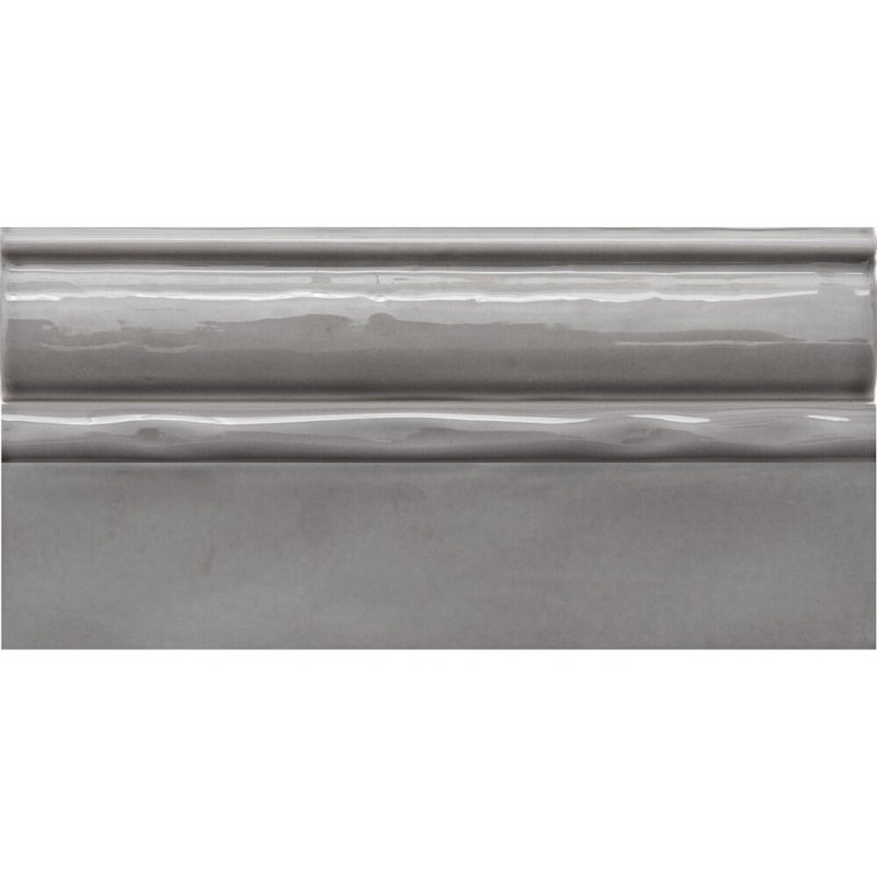 The Tile Life Chelsea 10" x 2" Ceramic Chair Rail Tile Trim | Wayfair