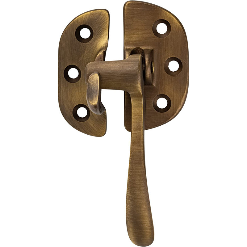 UNIQANTIQ HARDWARE SUPPLY Offset Right Ice Box Door Lever Latch and ...