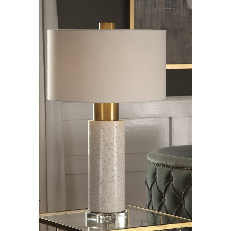Everly Quinn Joshua 29" White Table Lamp | Wayfair