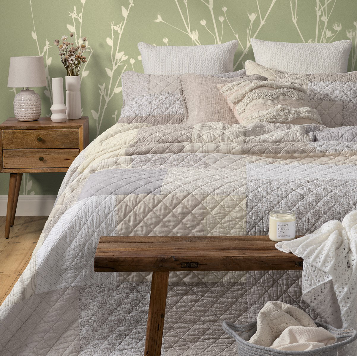 Brunelli Luna Cotton Quilt Set | Wayfair