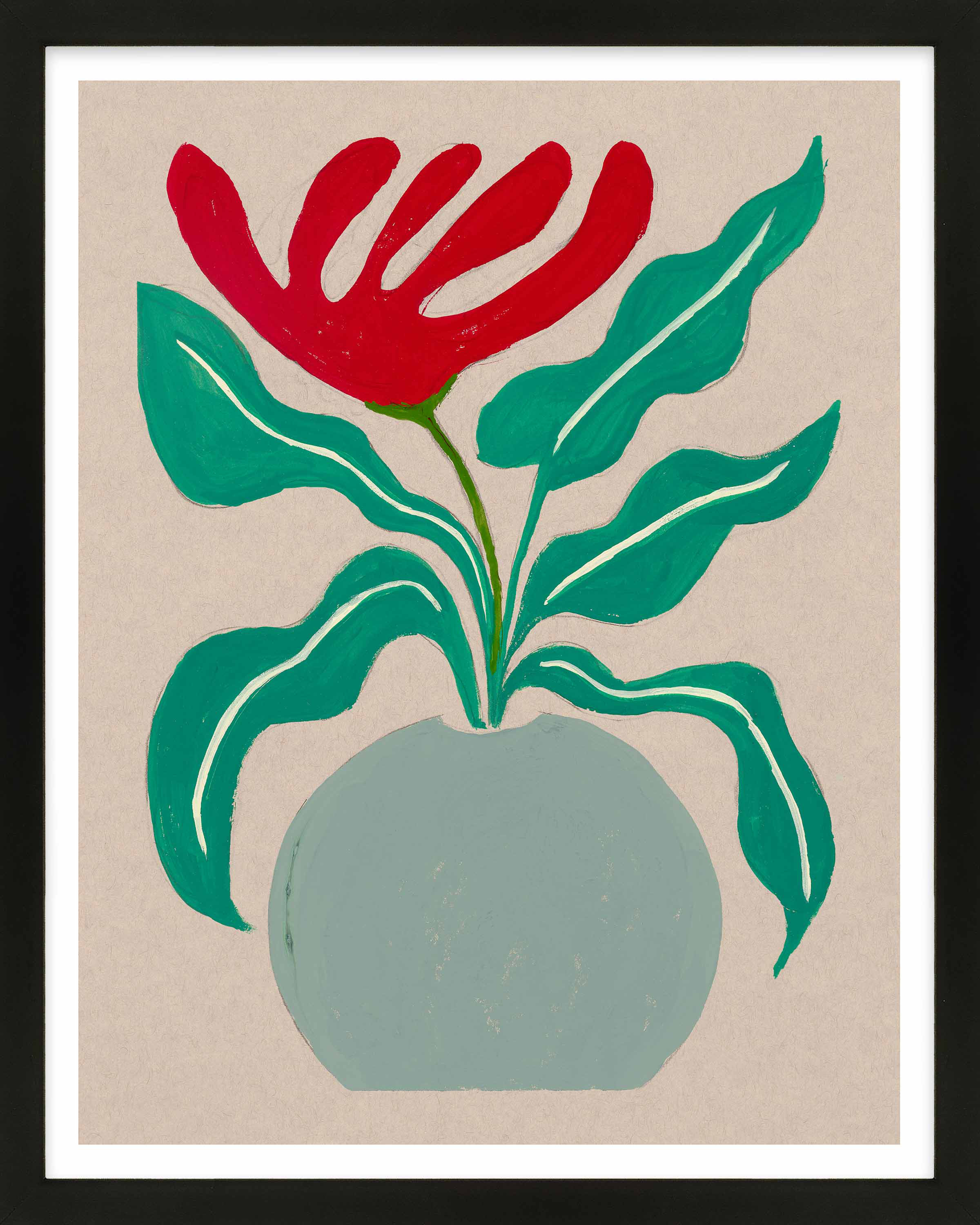 Lipman Art Trippy Tulip by Andrea Stokes - Framed Wall Art | Perigold