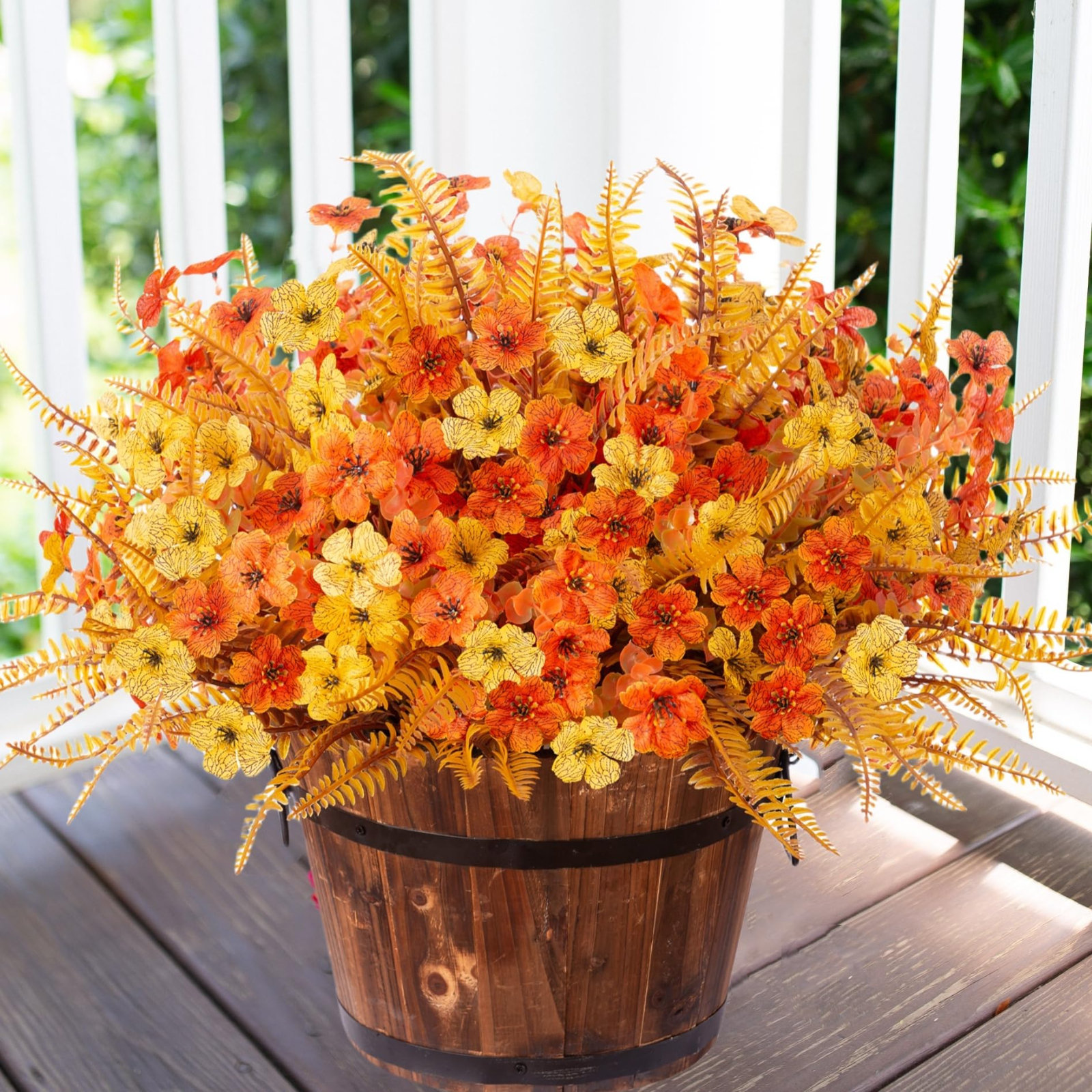 Primrue Artificial Faux Fall Autumn Mums Flowers Plants | Wayfair