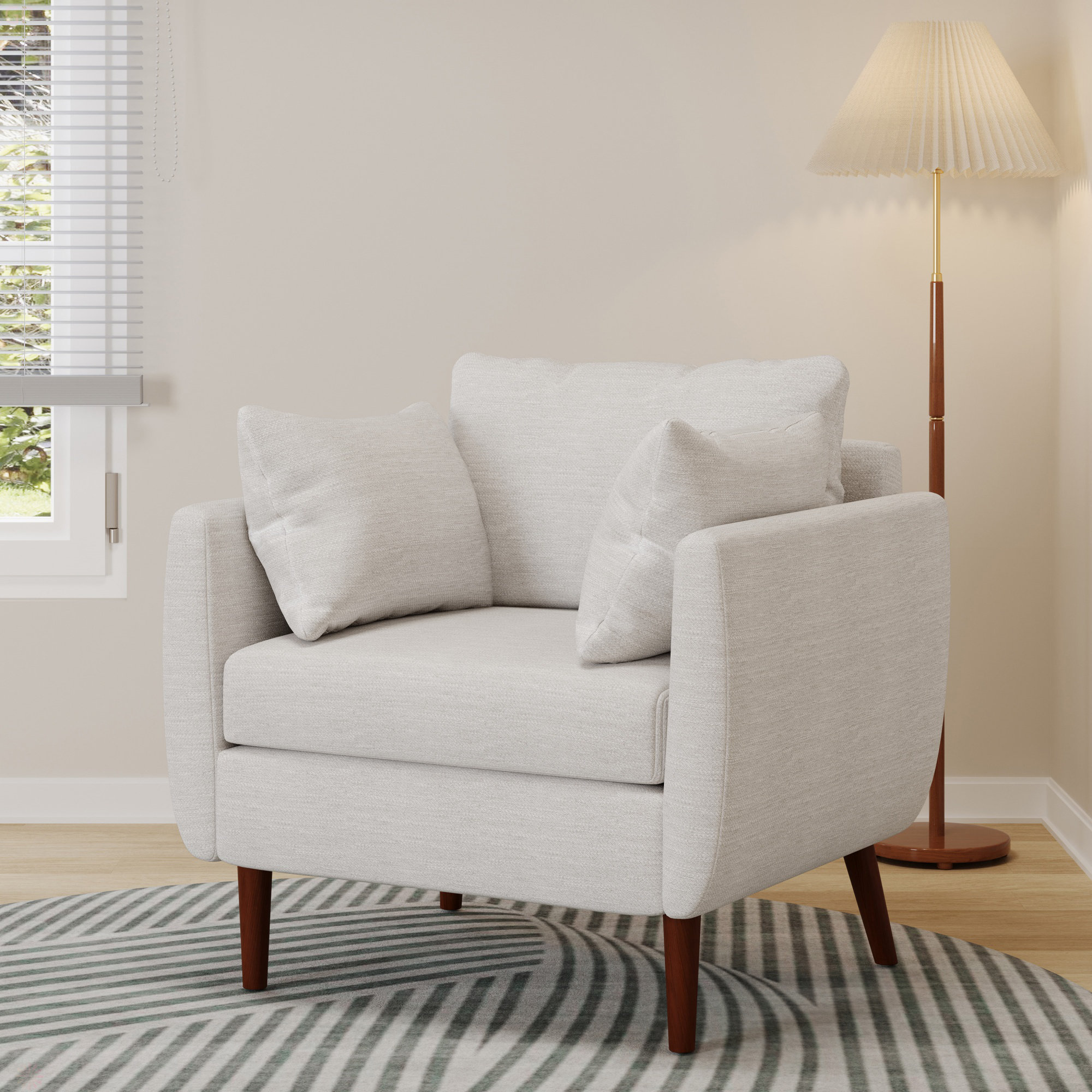 George Oliver CLUB CHAIR, Fabric Chair | Wayfair