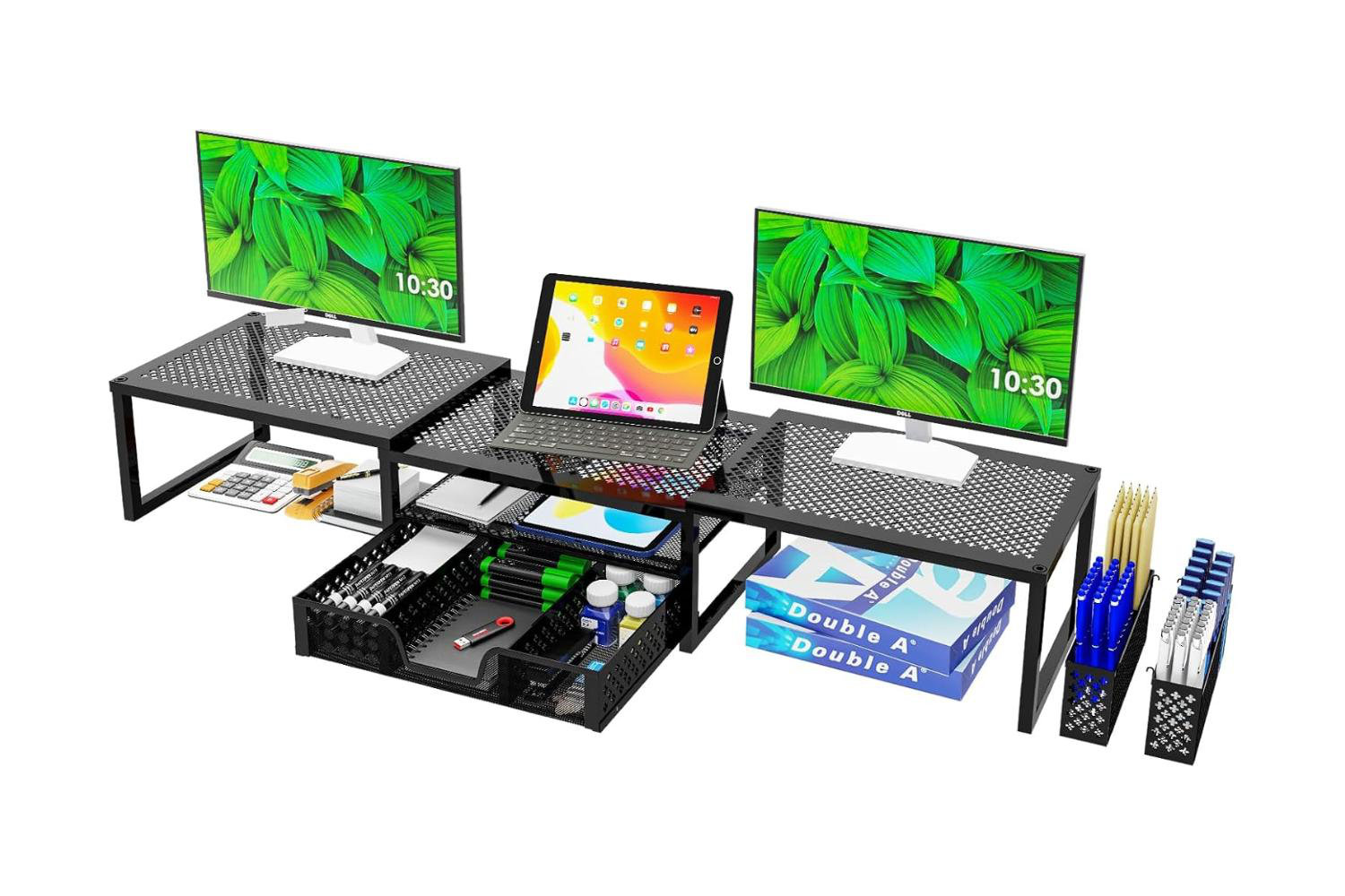 X－MAX FURNITURE Simple Trending Monitor Stand Riser, Adjustable Angle ...