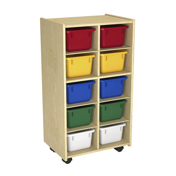Childcraft 10 Compartment Manufactured Wood Cubby & Reviews | Wayfair