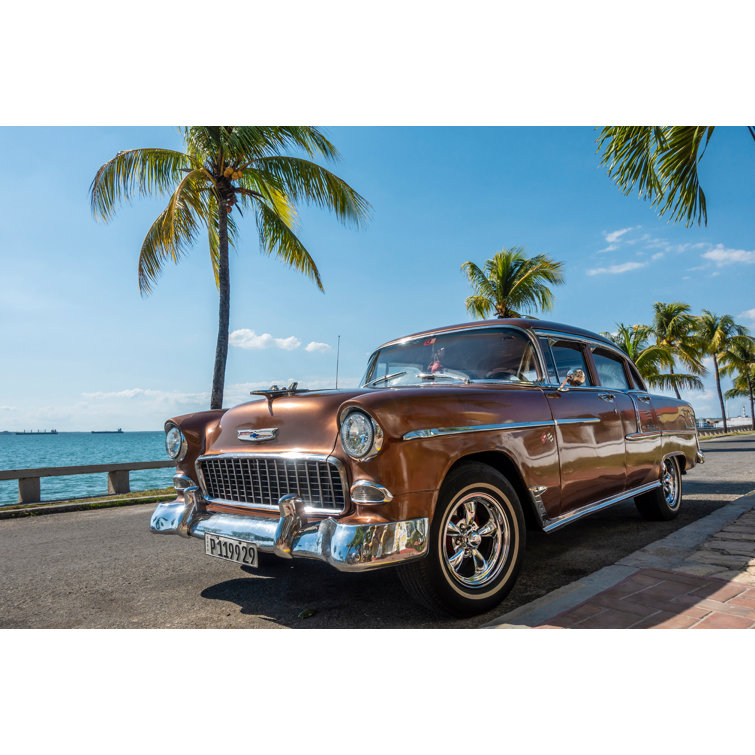 Bay Isle Home Classic Car in Cuba - Unframed Photograph | Wayfair.co.uk
