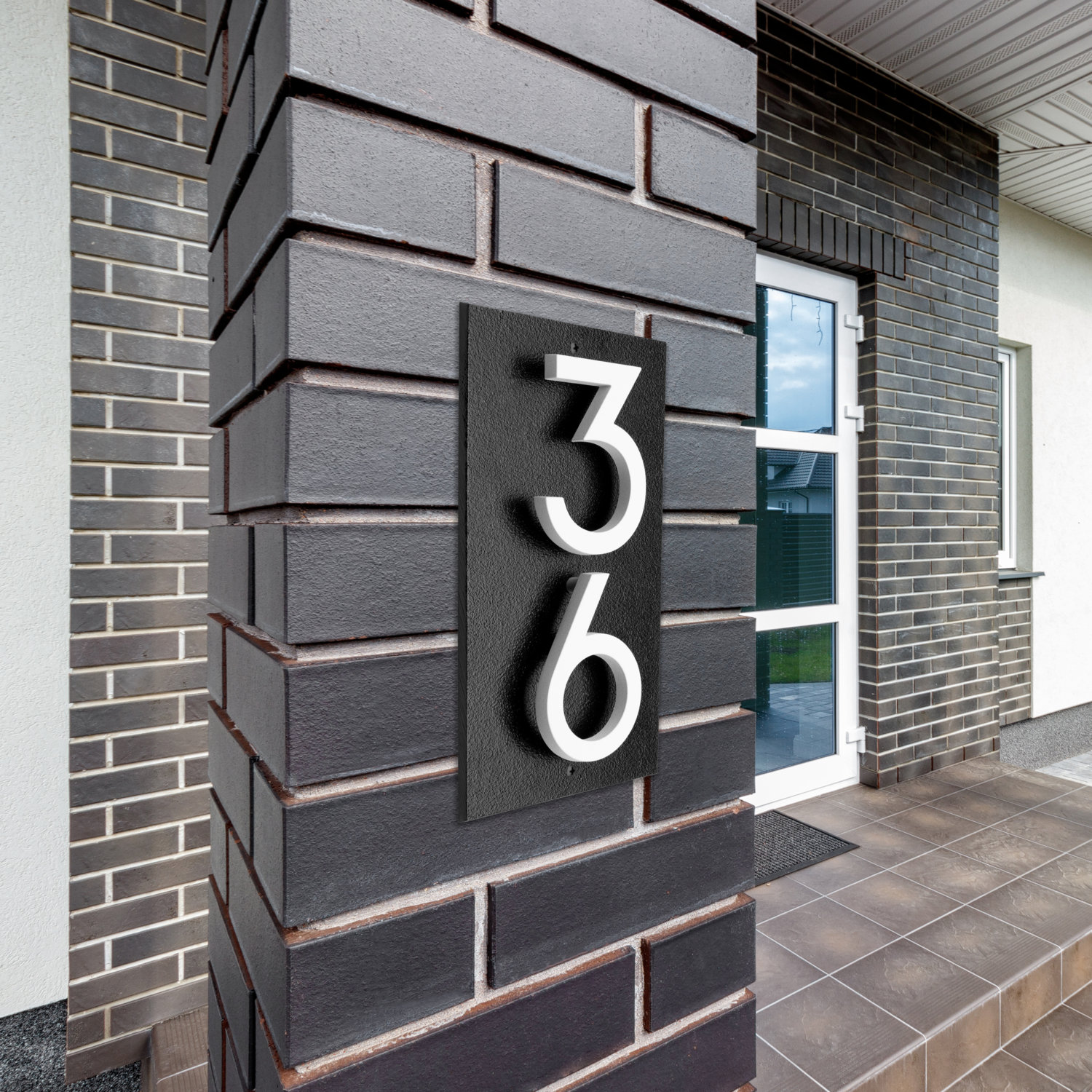 Whitehall Products Signe vertical flottant à 2 chiffres, chiffres de ...